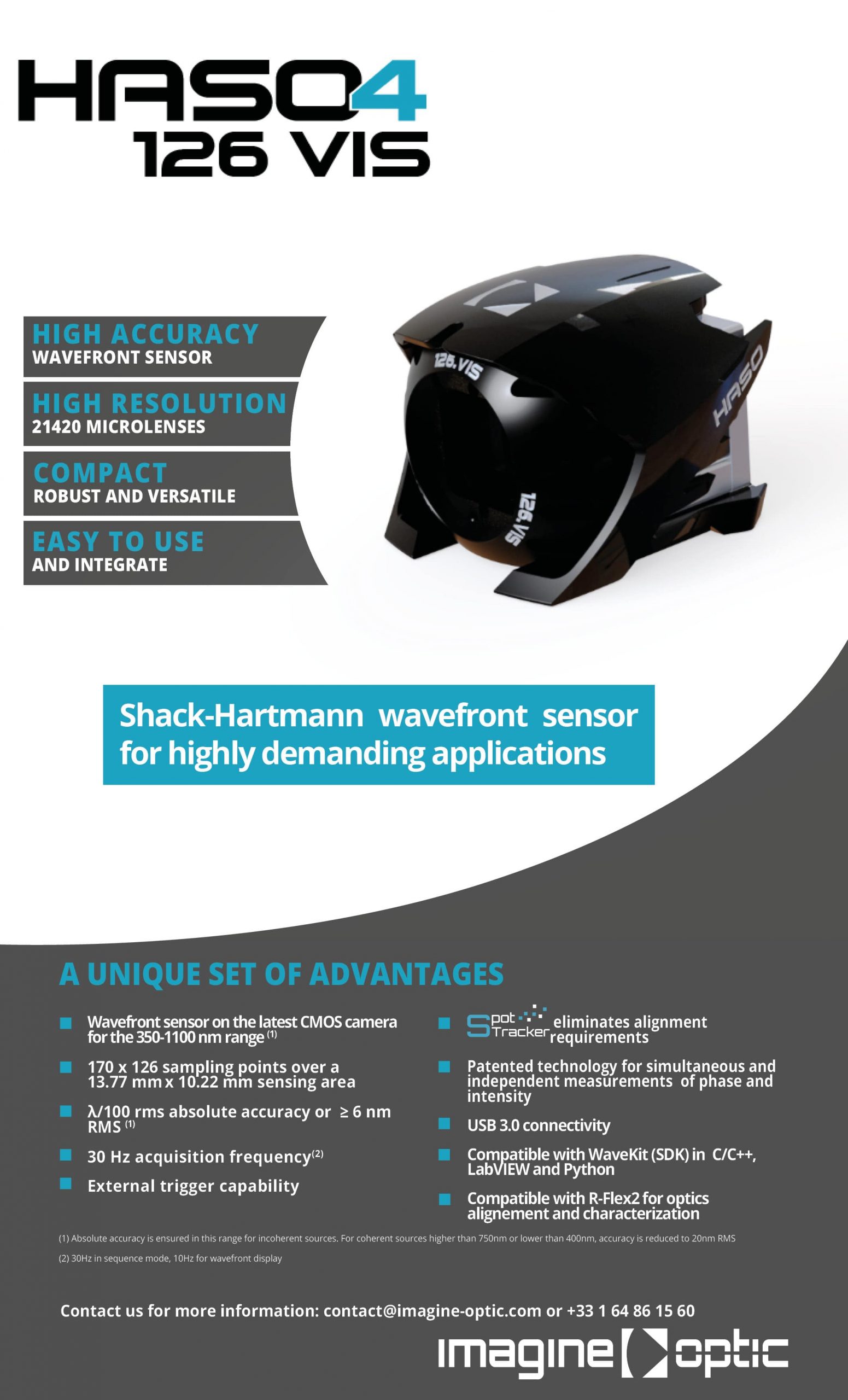 Full Product Spec Sheets | Imagine Optic